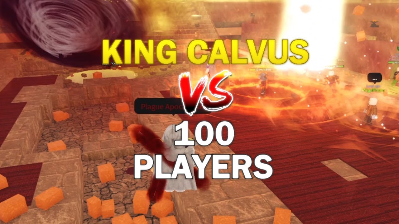 100 Players vs. King Calvus - Arcane Odyssey - YouTube