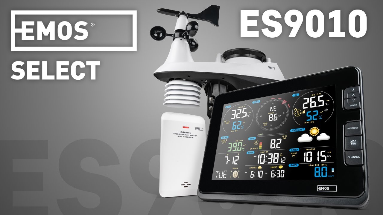 EMOS Select | ESW9010 | weather station product video - YouTube