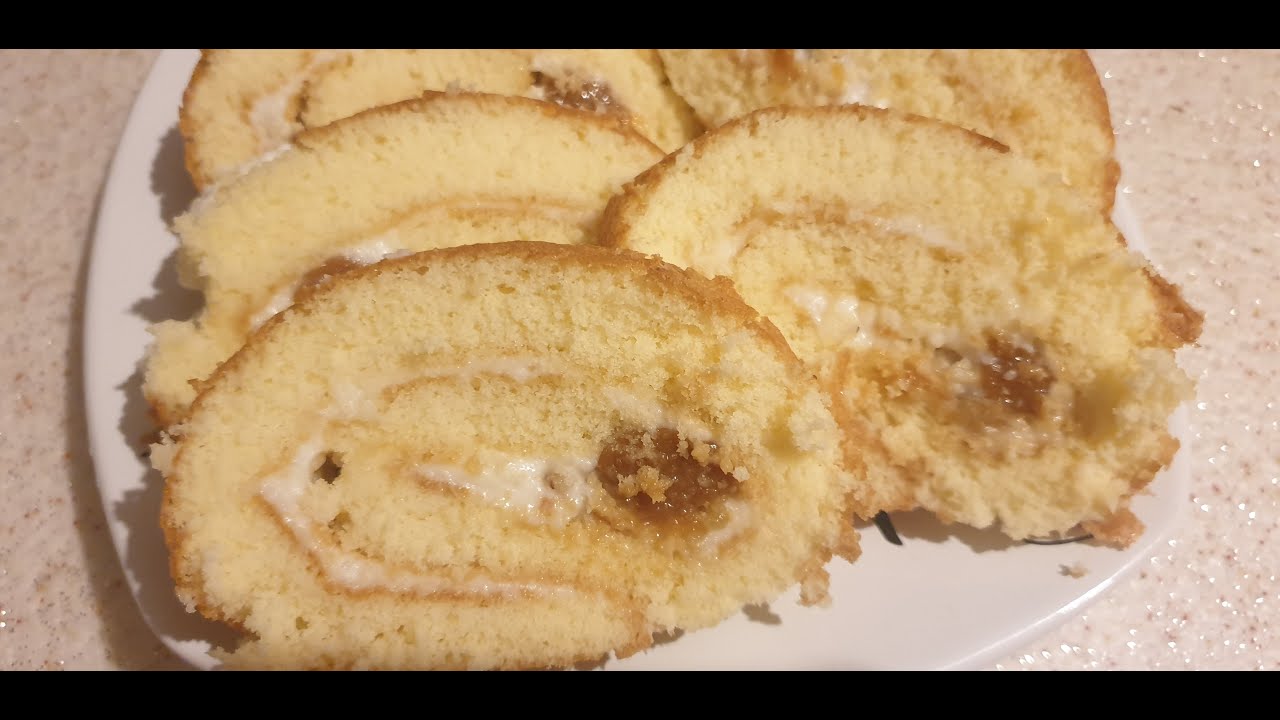 VERY DELICIOUS Biscuit Roulade | Homemade - YouTube