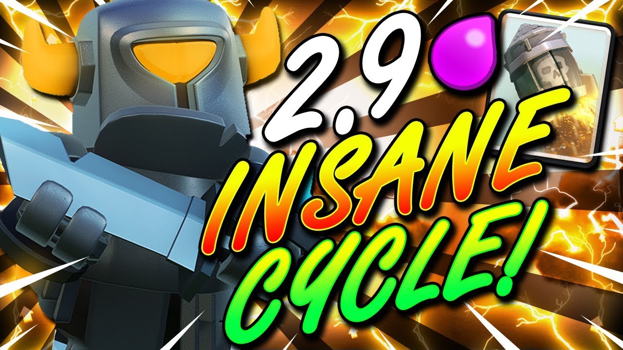 #1 HOTTEST META DECK RIGHT NOW!! 2.9 MINI PEKKA + ROCKET CYCLE ...