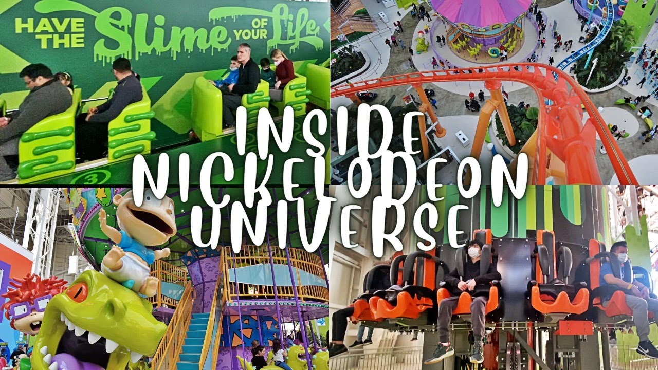 Inside Nickelodeon Universe: Biggest Indoor Theme Park in the Western ...