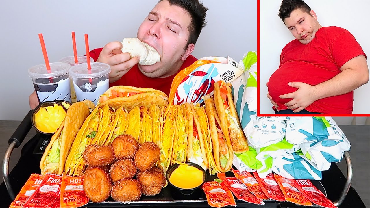 I'm 299.9 Pounds. Will I FINALLY Reach 300 After This Taco Bell? - YouTube