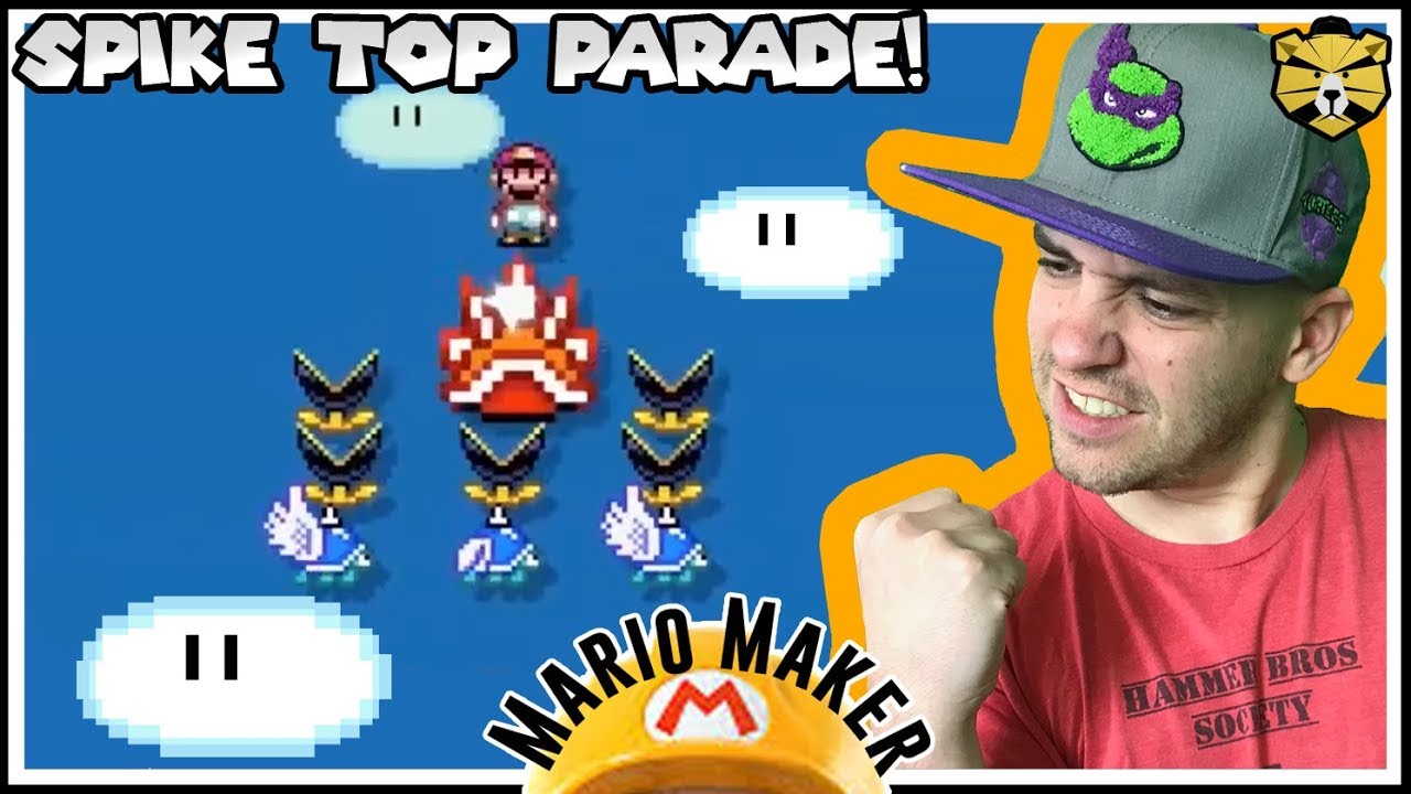 A Spiny Wants Revenge: The Chase Begins! Mario Maker - YouTube