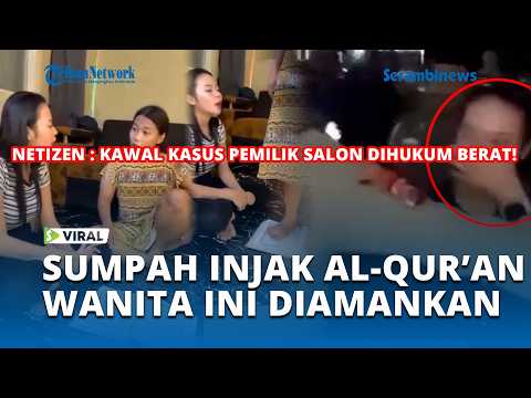 Viral! Wanita Diduga Injak Al Qur’an Saat Bersumpah, Pemilik Salon di Banten Diamankan Polisi