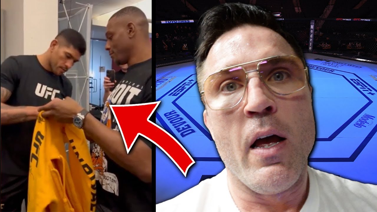 Jamahal Hill asked Alex Pereira for an Autograph | UFC 300 - YouTube