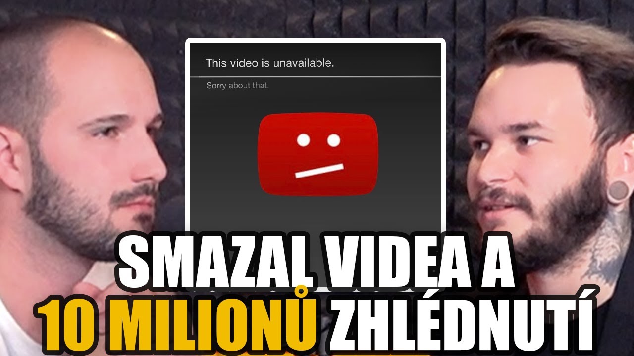 Adam Jícha: Na YouTube mám 2 striky. Pro jistotu jsem smazal videa s 10 ...