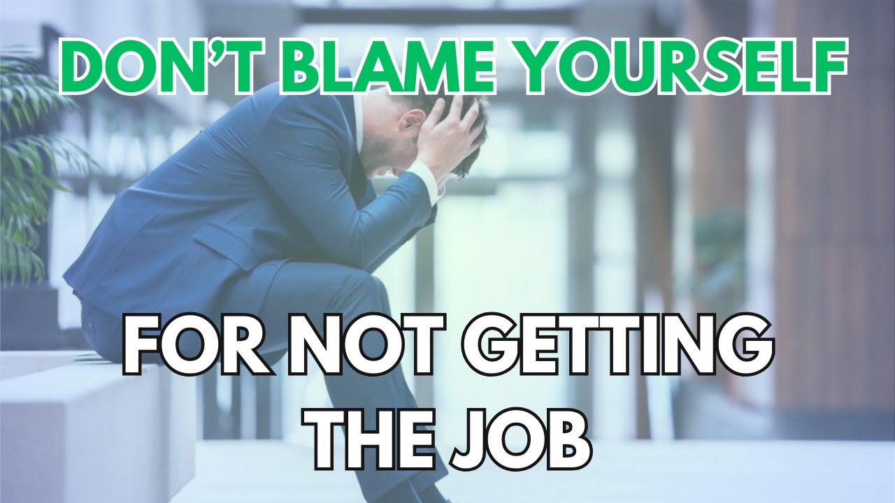 You can make no mistakes and still not get the job - YouTube