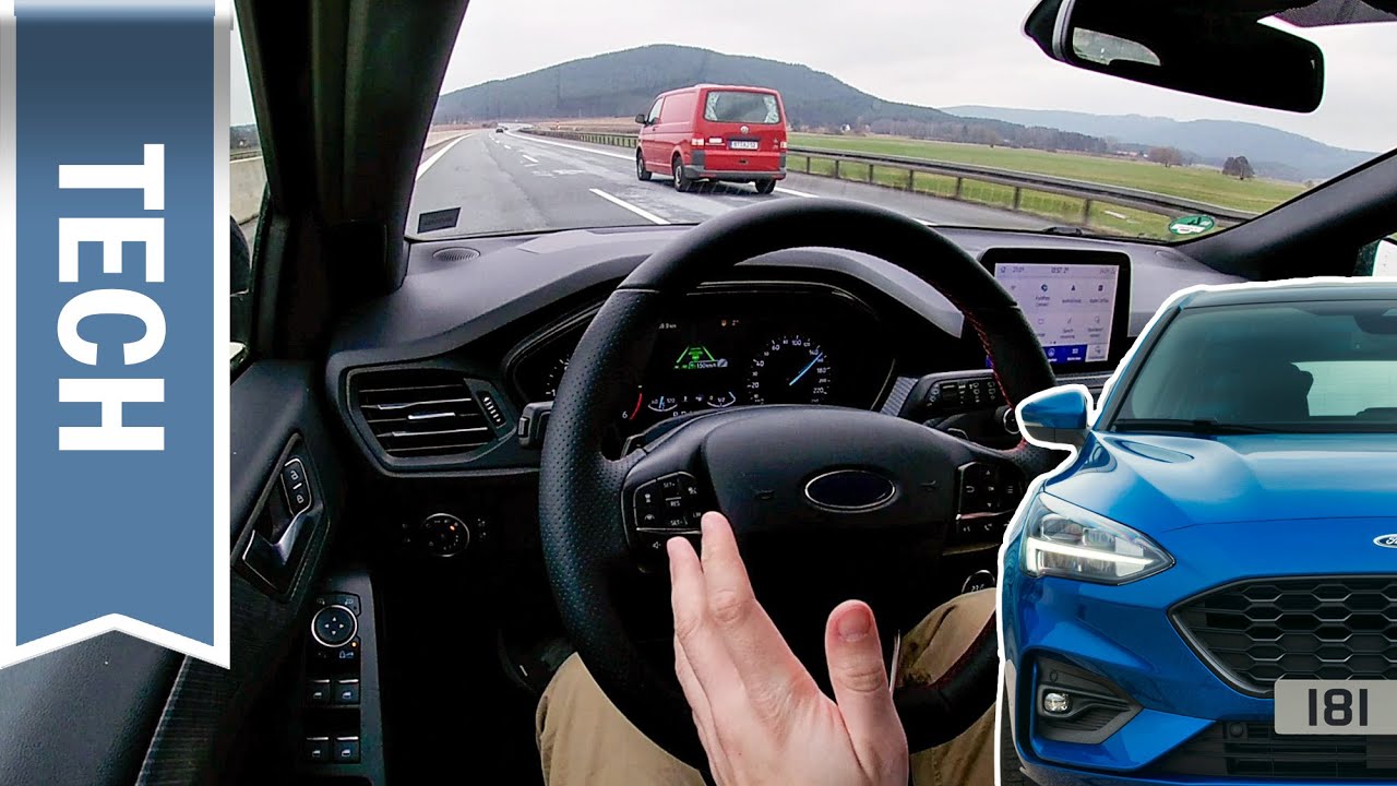Ford Intelligent Drive Assist & Fahrspur-Pilot im Ford Focus im Test ...