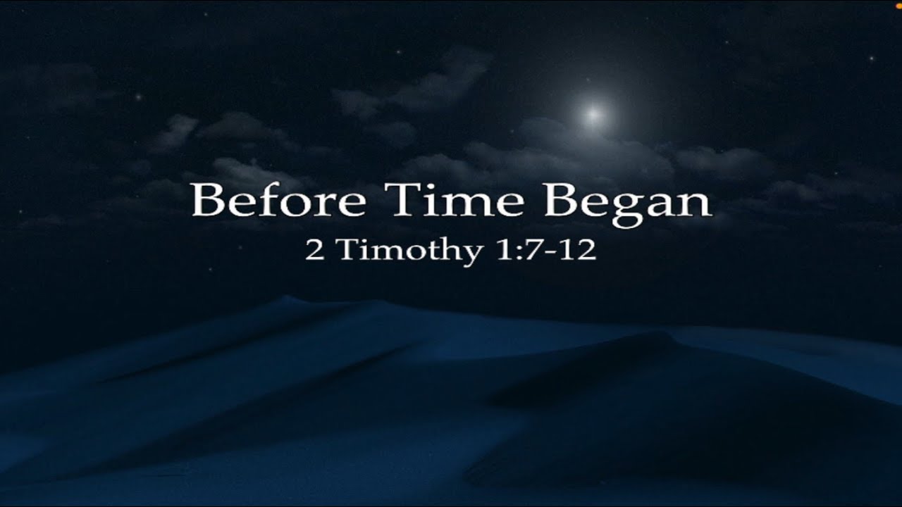 Before Time Began - YouTube