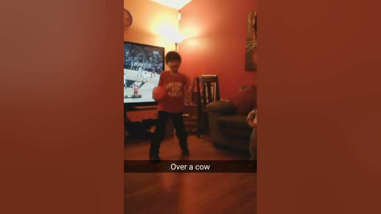 Dunking over a cow by Mr Anderson - YouTube