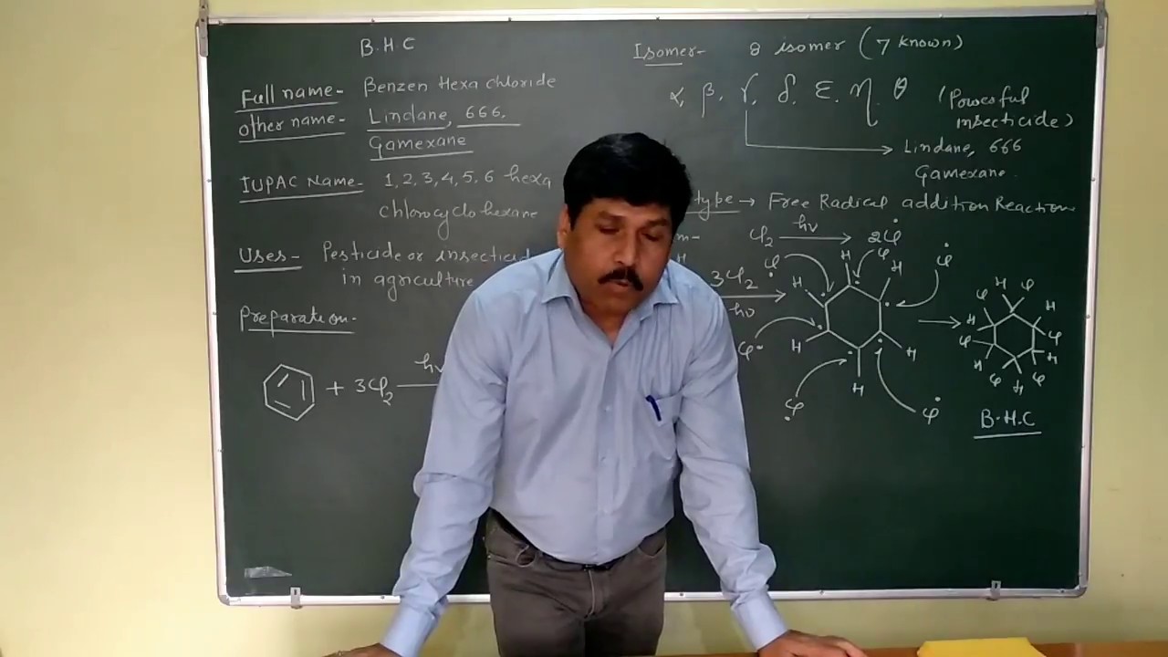 L-12 | Ch -10 | haloalkane & halo arene Class 12 | Preparation of BHC ...