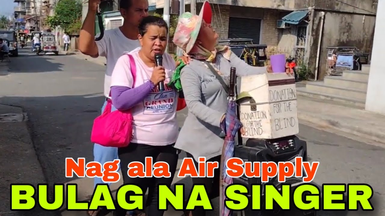 Bulag na singer nag Ala Air supply sa galing - YouTube