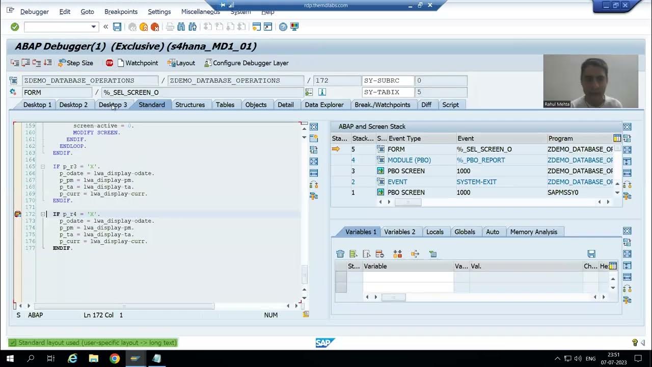 122 - ABAP Programming - Database Operations - MODIFY Part2 - YouTube