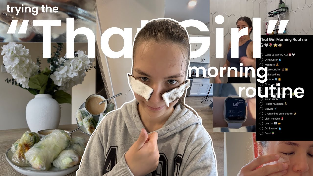 Trying the 6am "THAT GIRL" Morning Routine *realistic results - YouTube