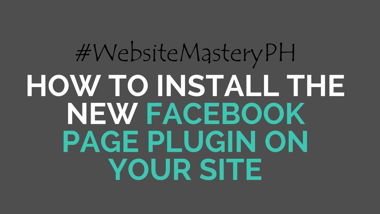 How To Put Facebook Page Plugin In Your Website YouTube how-to-put-facebook-page-plugin-in-your-website-youtube