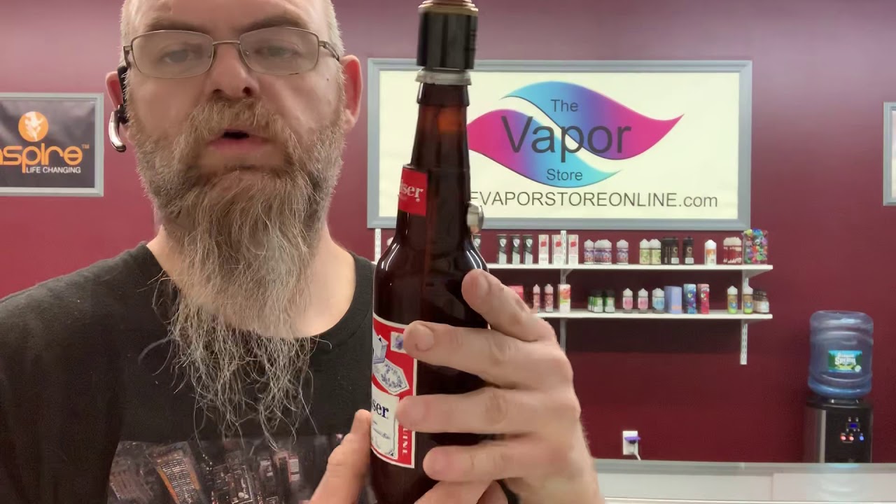 Budweiser beer vape - YouTube