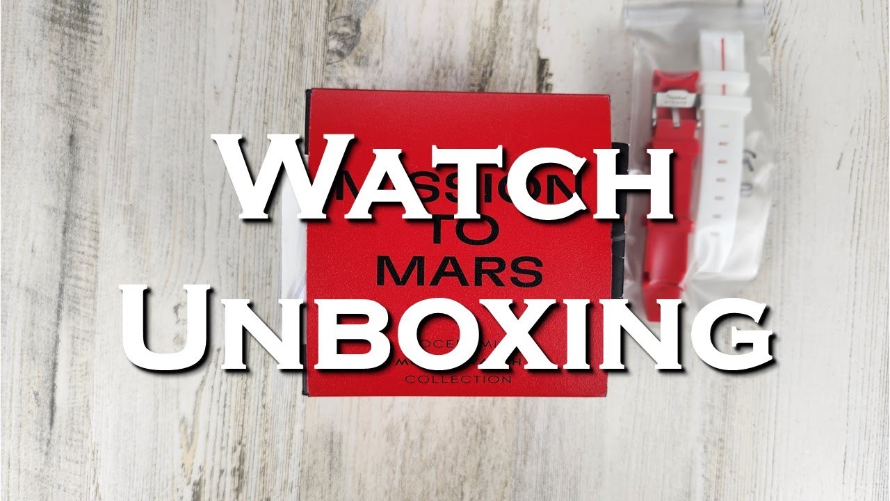 Omega X Swatch MoonSwatch Misson To Mars Watch - YouTube
