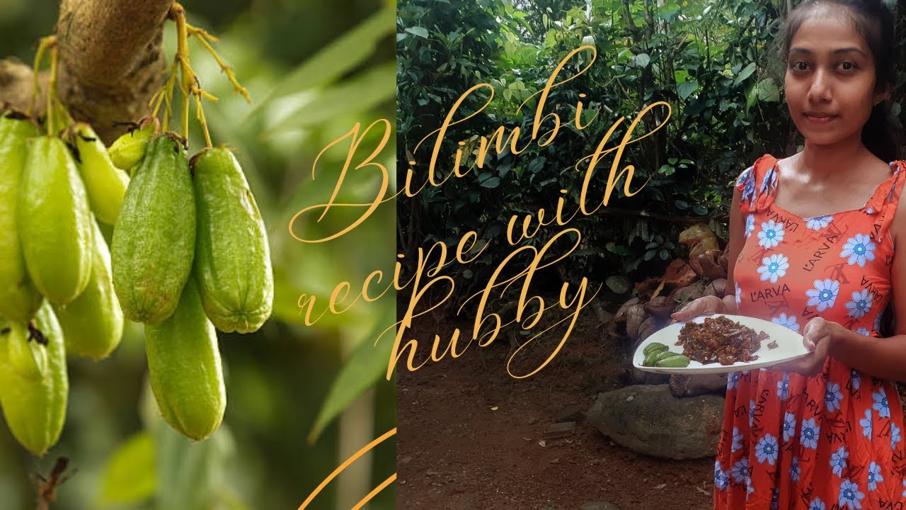 Bilimbi recipe with hubby | බිලිං තෙම්පරාදුවක් හදමු | Nature with me ...