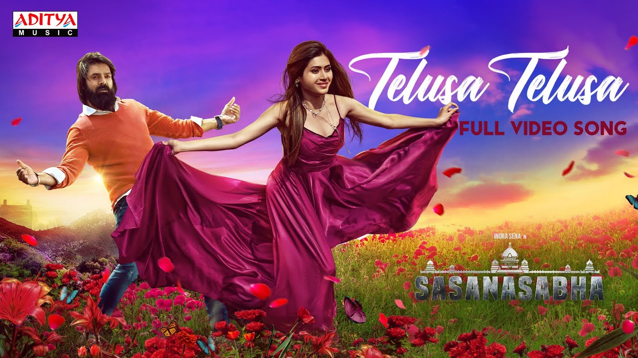 Telusa Telusa Full Video Song | Sasanasabha | Indrasena, Aishwarya Raj ...