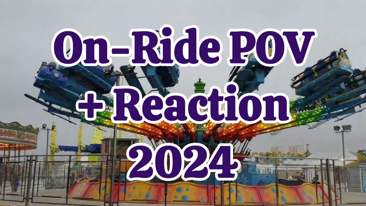 Galaxia On Ride POV and First Time Reaction - Brighton Palace Pier 2024 ...
