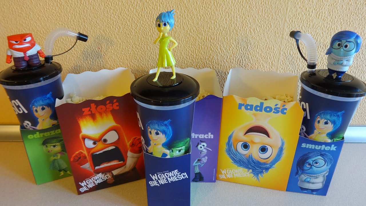 2015 Disney Pixar Inside Out Movie Cinema Pack Full Set Figures ...