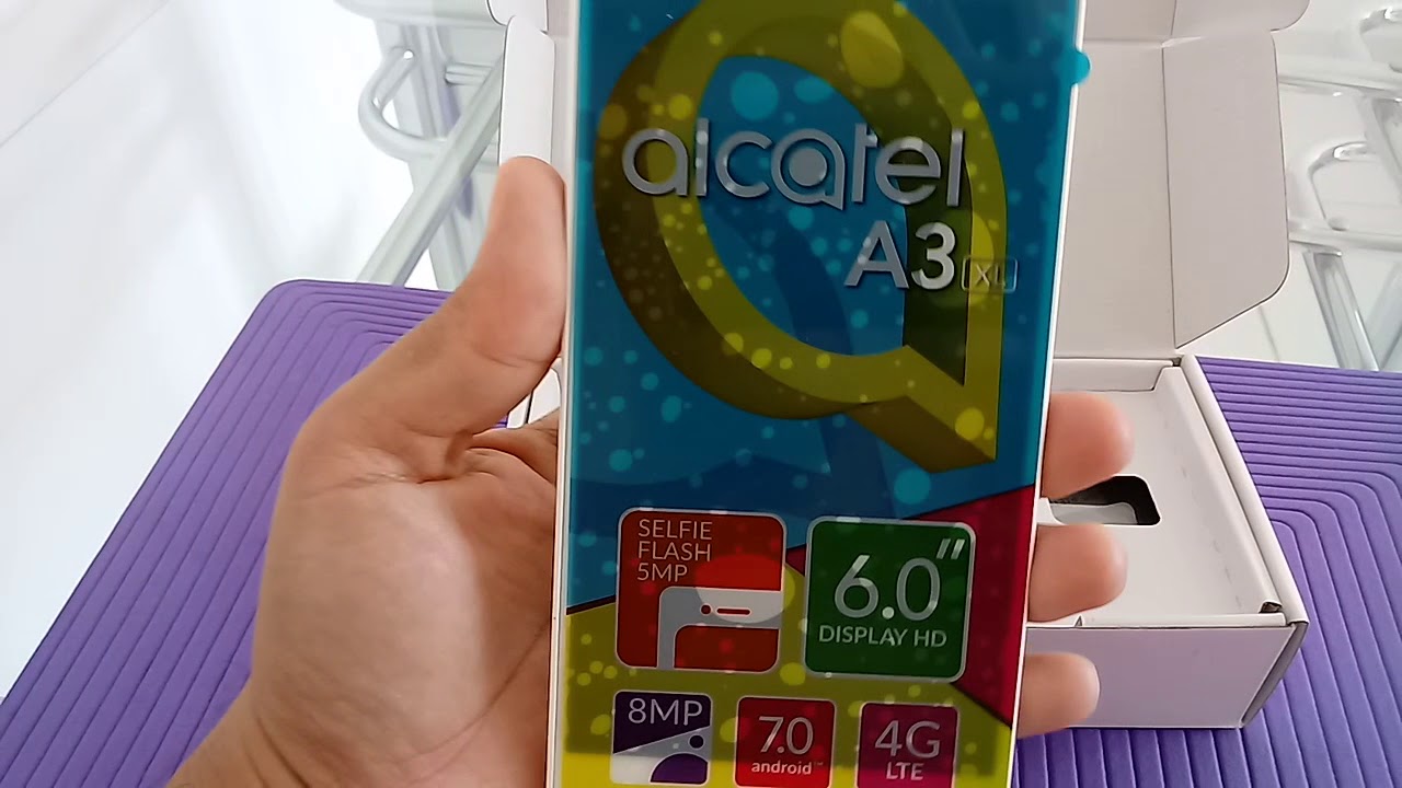 Smartphone Alcatel A3 Xl Max Tela 6,0" HD Ips 32gb 3,0Ram Android 7.0 ...