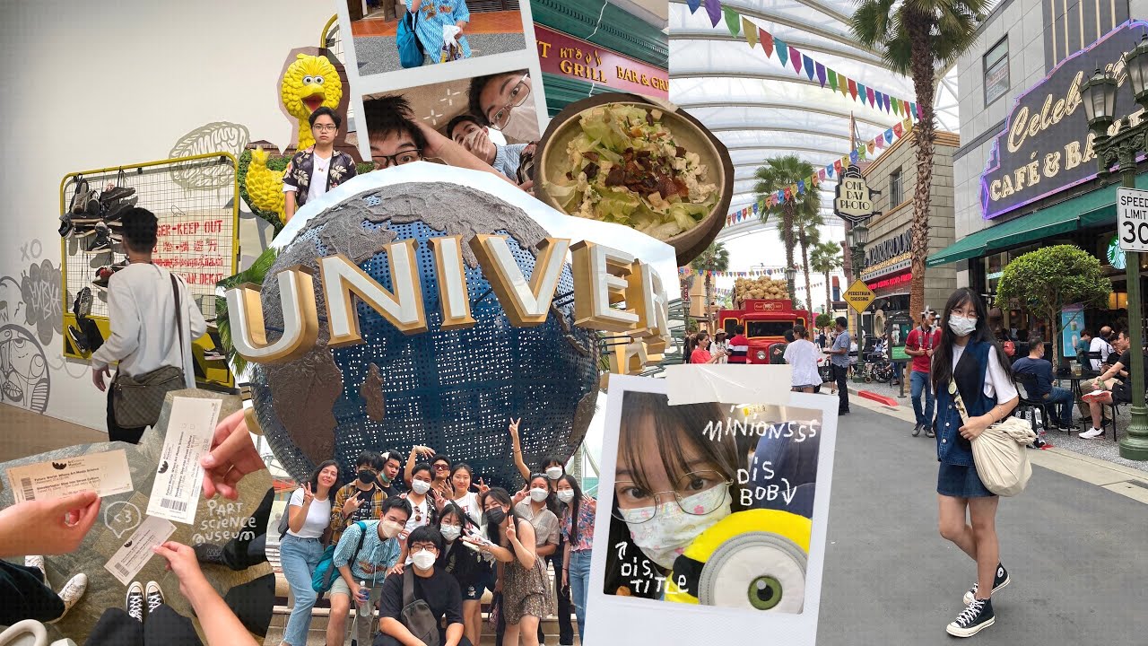 🇸🇬sg trip ☆ 2023 ; visiting NUS, universal studios, gardens by the bay ...