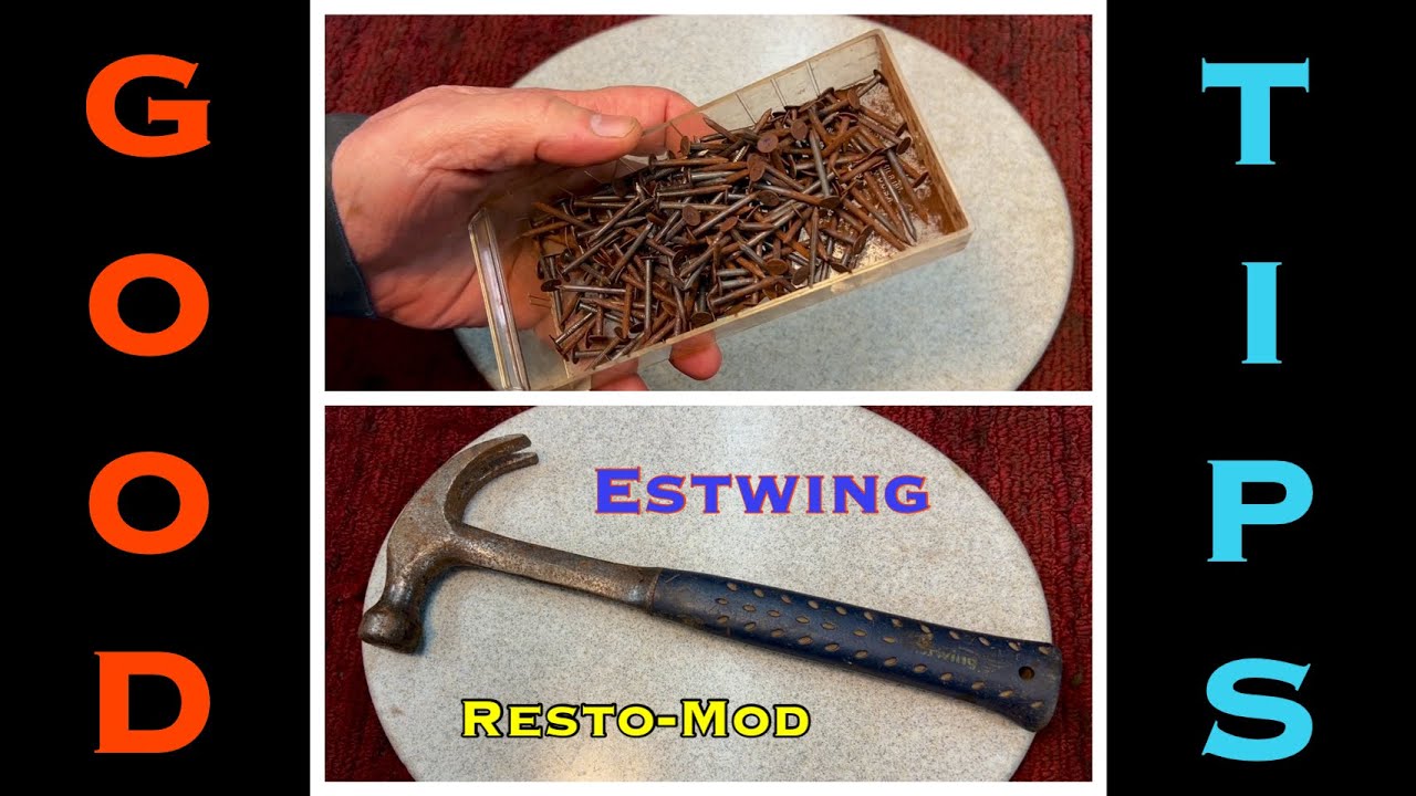 Removing Hardware Rust- Estwing Hammer Resto-mod - YouTube