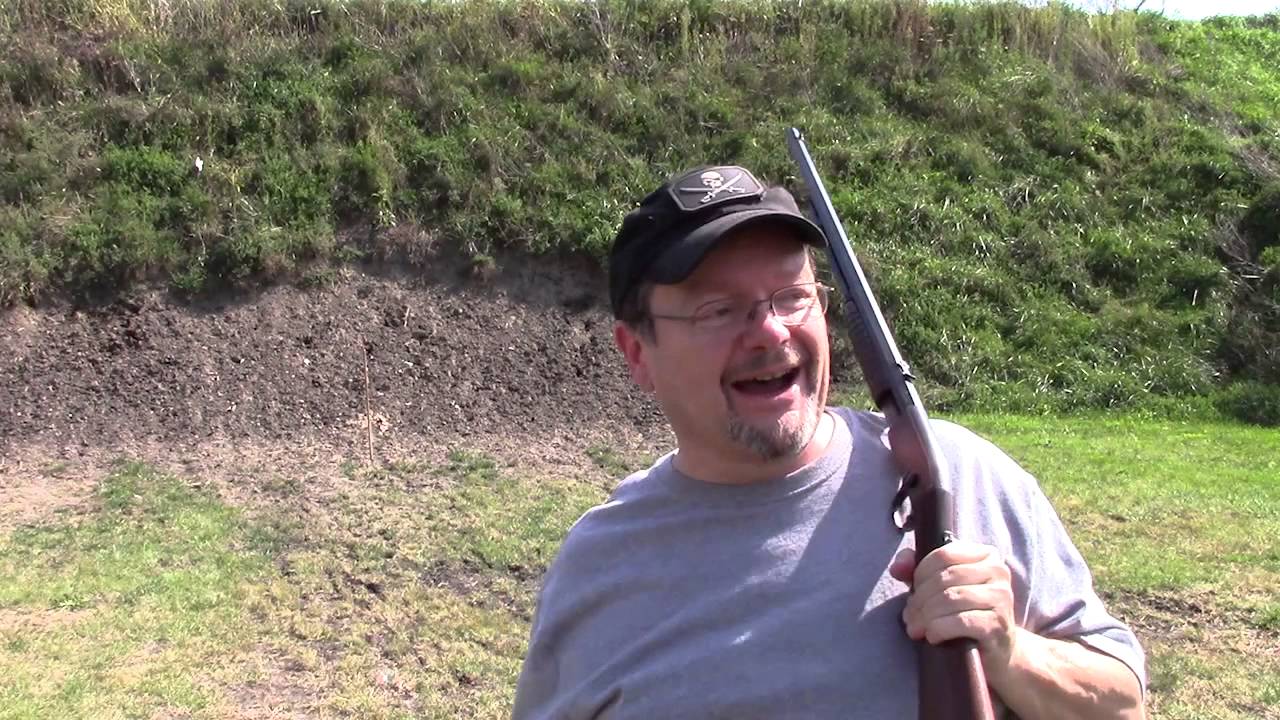 Trick shot Annie Oakley mirror shot - YouTube