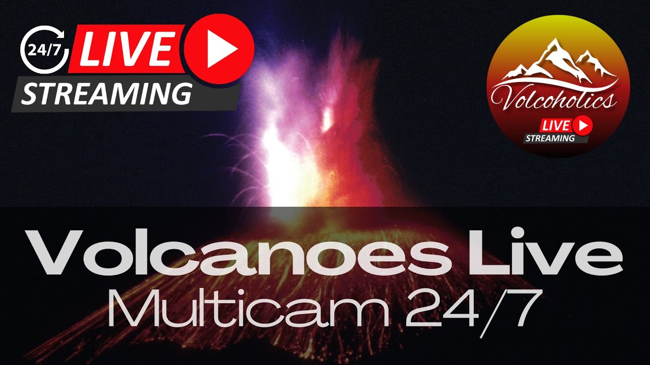 REPLAY 🔴 24/7 Live Volcano Eruptions | Multi-Camera Interactive - YouTube