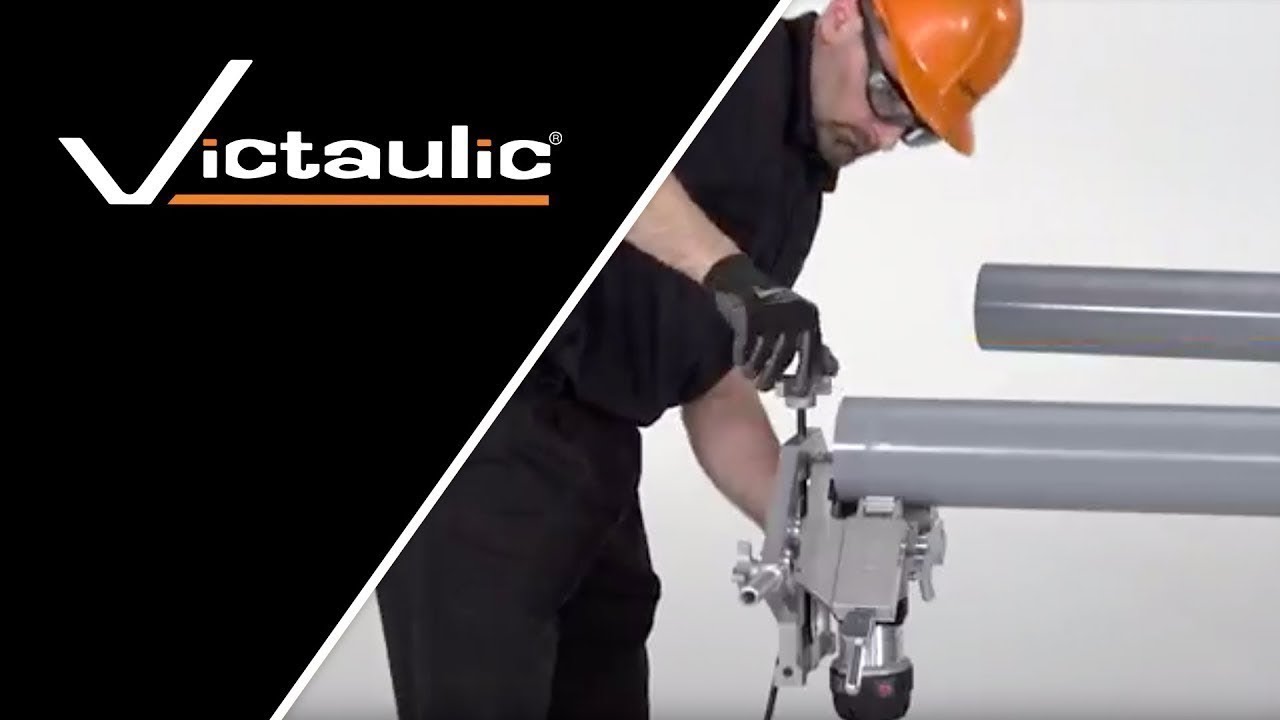 Victaulic CG1100 Ranuradora por corte para CPVC / PVC - YouTube
