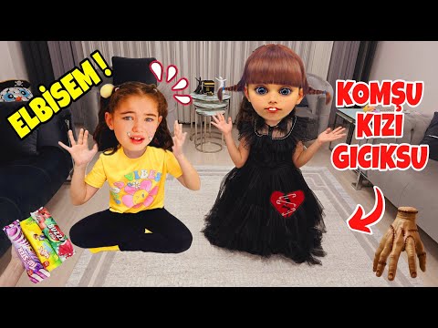 ELİF GICIK KOMŞU KIZI SENİN ELBİSENİ ALDI!! ELİF ÇILDIRDI! بابا جاب لي بالون - جنى مقداد | طيور بيبي
