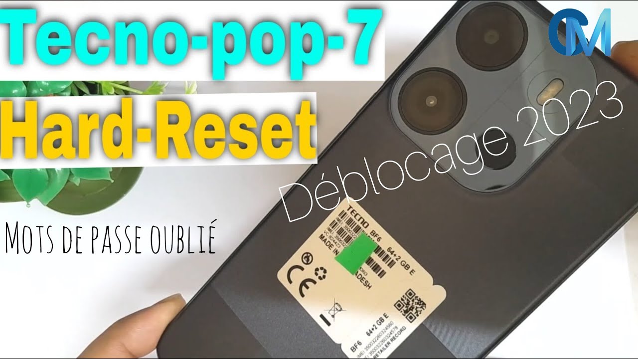 Déblocage Androide 12/TECNO POP7 - YouTube