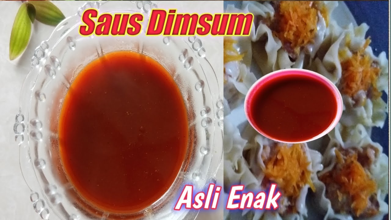 Cara Membuat Saus Dimsum || Mudah dan Simpel - YouTube