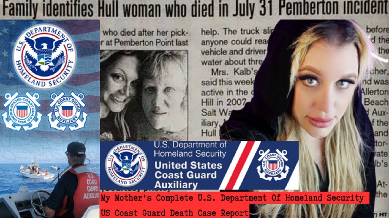 US Coast Guard Department Of Homeland Security Barbara Kalb Death Case ...