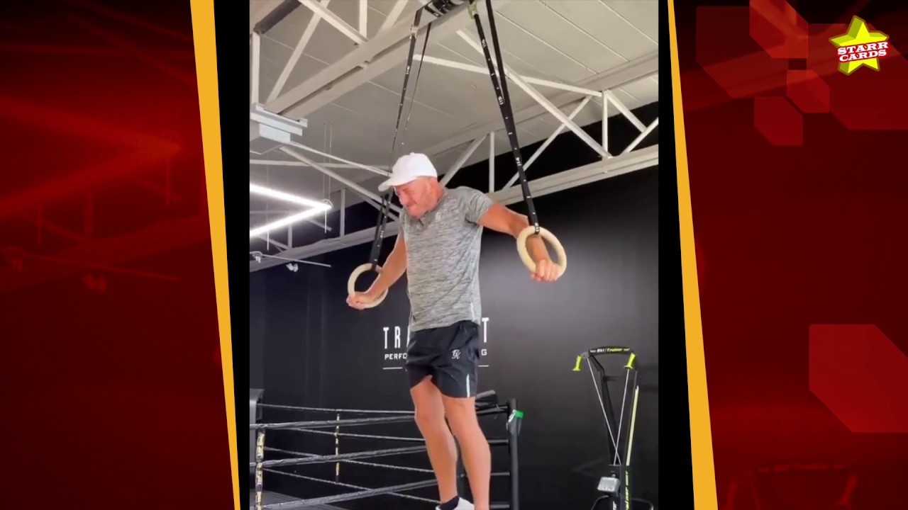 UFC legend Georges St-Pierre keeps fit with a Aqualogix workout and ...