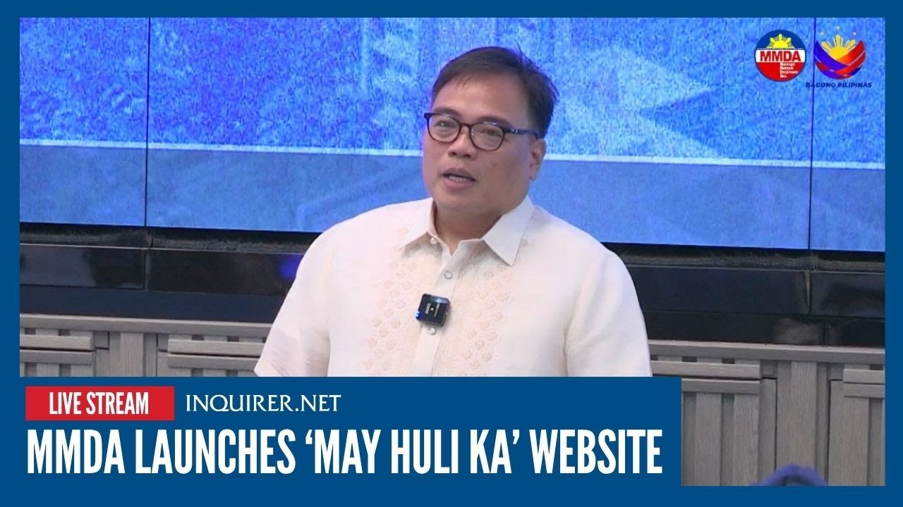 LIVE: MMDA launches 'May Huli Ka' website - YouTube