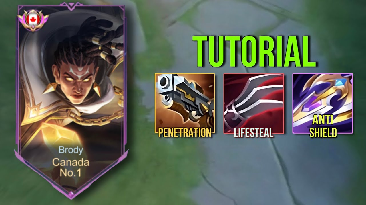 BRODY NEW COMBO BUILD FOR RANK UP FASTER!! BRODY BEST BUILD AND EMBLEM ...