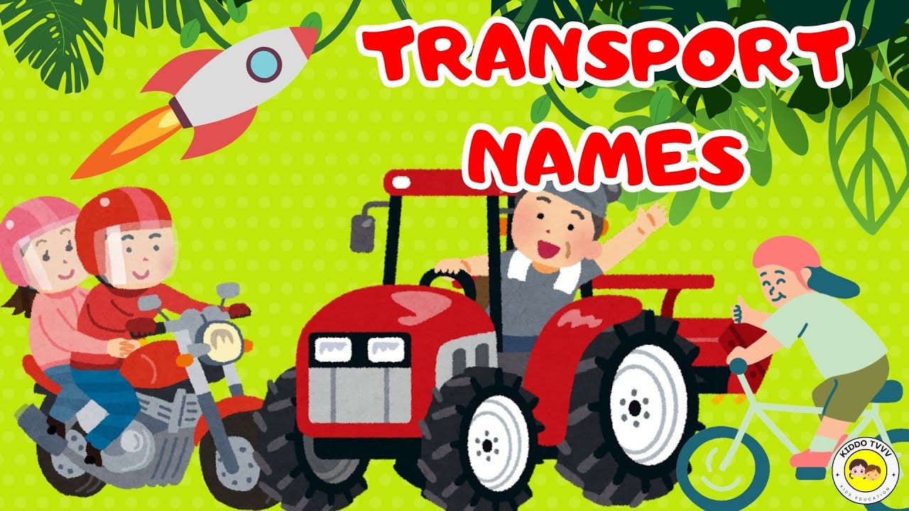 "Zooming into Fun: Learn Transport Adventures for Kids | Vehicles and ...