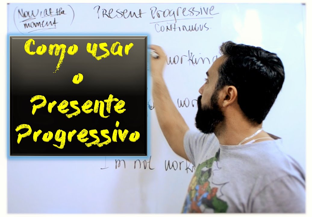 Present Progressive - APRENDA EM INGLÊS - YouTube