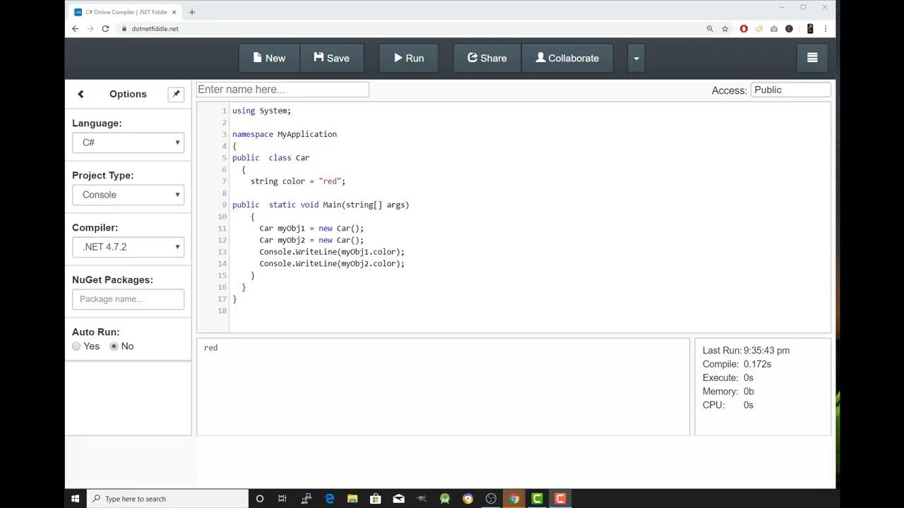 How to Create Multiple objects if a class in C# - YouTube
