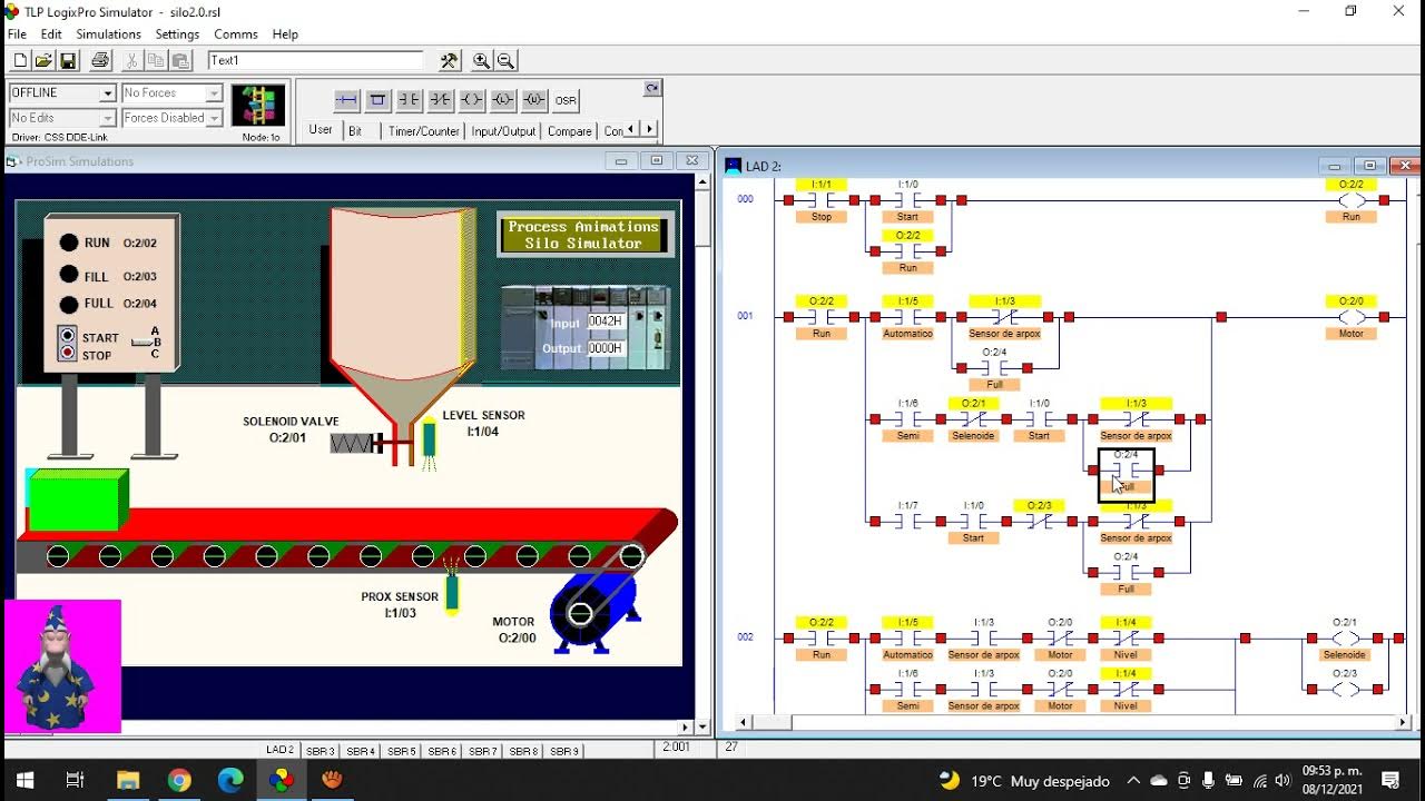 LogixPro Programa Silo Manual, atomatico y semi-automatico - YouTube