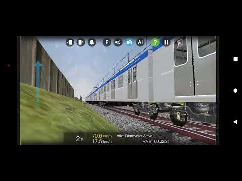 ALSTOM 5000 TUE 5010/5011 NA PN DE SARACURUNA - Hmmsim 2 Supervia - YouTube