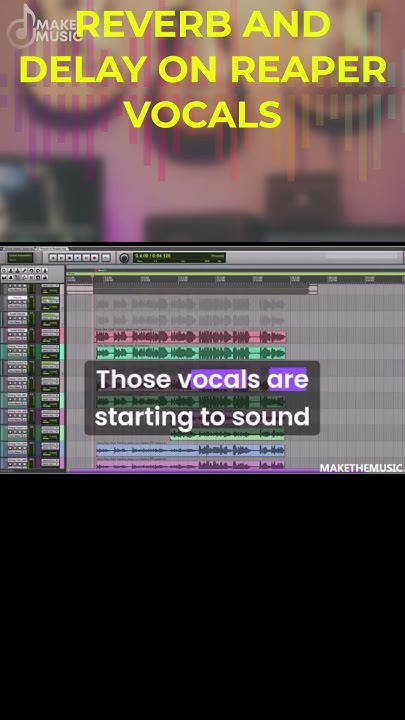 STOCK REVERB AND DELAY ON REAPER VOCALS #mixing #musicproduction #reaper - YouTube