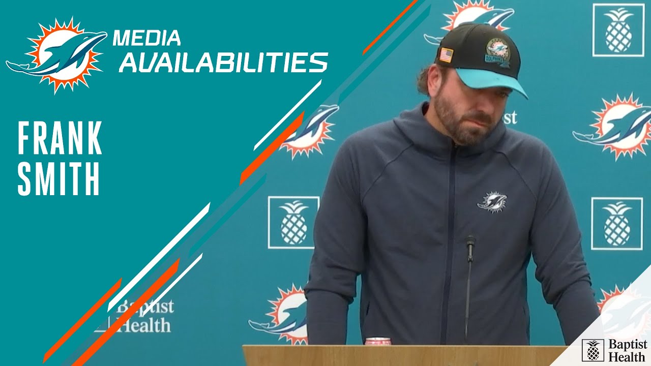 Offensive Coordinator Frank Smith meets with the media | Miami Dolphins ...