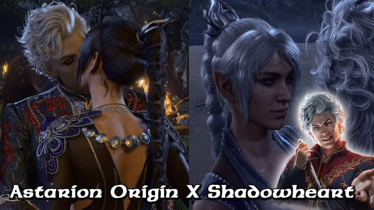 Baldur's Gate 3: Complete Astarion Origin x Shadowheart Romance [Final ...