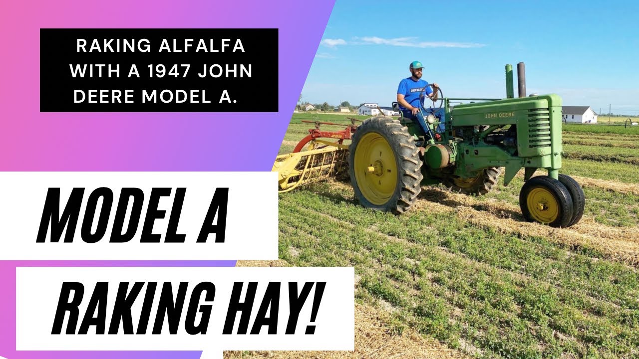 Making Hay With the Model A! - YouTube
