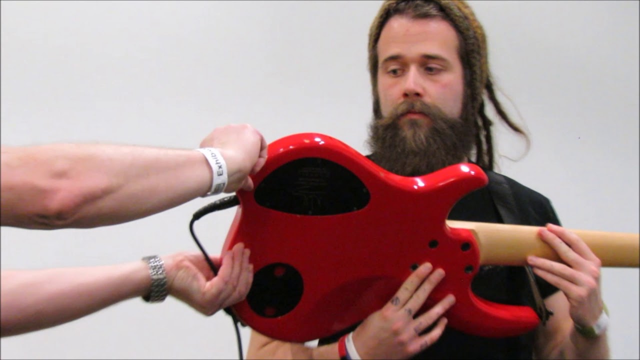 Sheldon Dingwall talks about tone woods at the London Bass Guitar Show ...