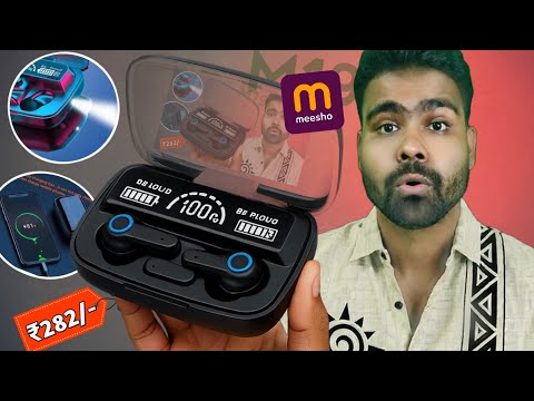I Tested this Digital Display Earbuds from *Meesho* - M19 Earbuds