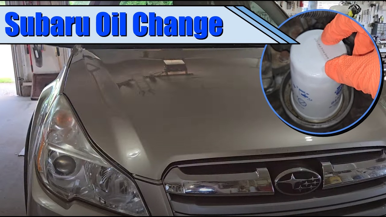 Subaru Oil Change & Oil Filter (Outback 2014) - YouTube